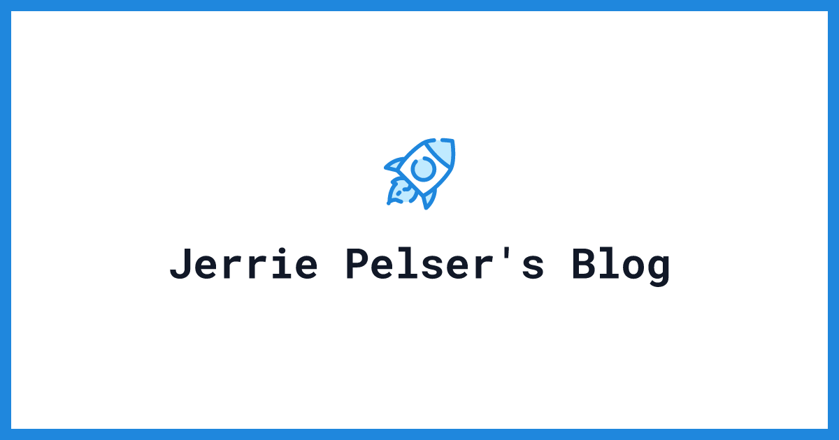 Tag: authorization • Jerrie Pelser's Blog